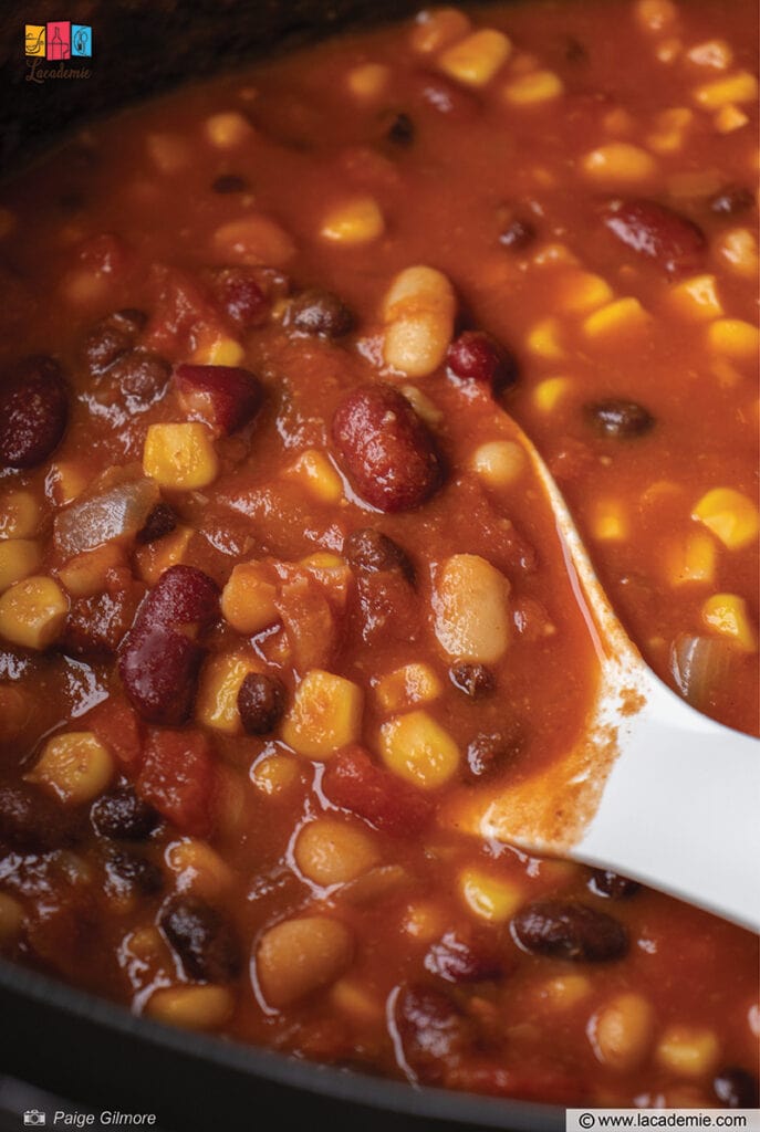 Hearty Slow Cooker Three Bean Chili Recipe