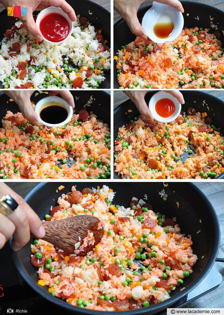 Vibrant And Tasty Red Vietnamese Fried Rice