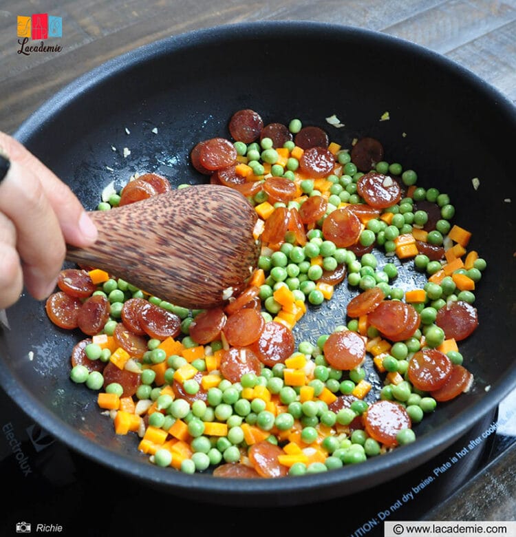 Vibrant And Tasty Red Vietnamese Fried Rice