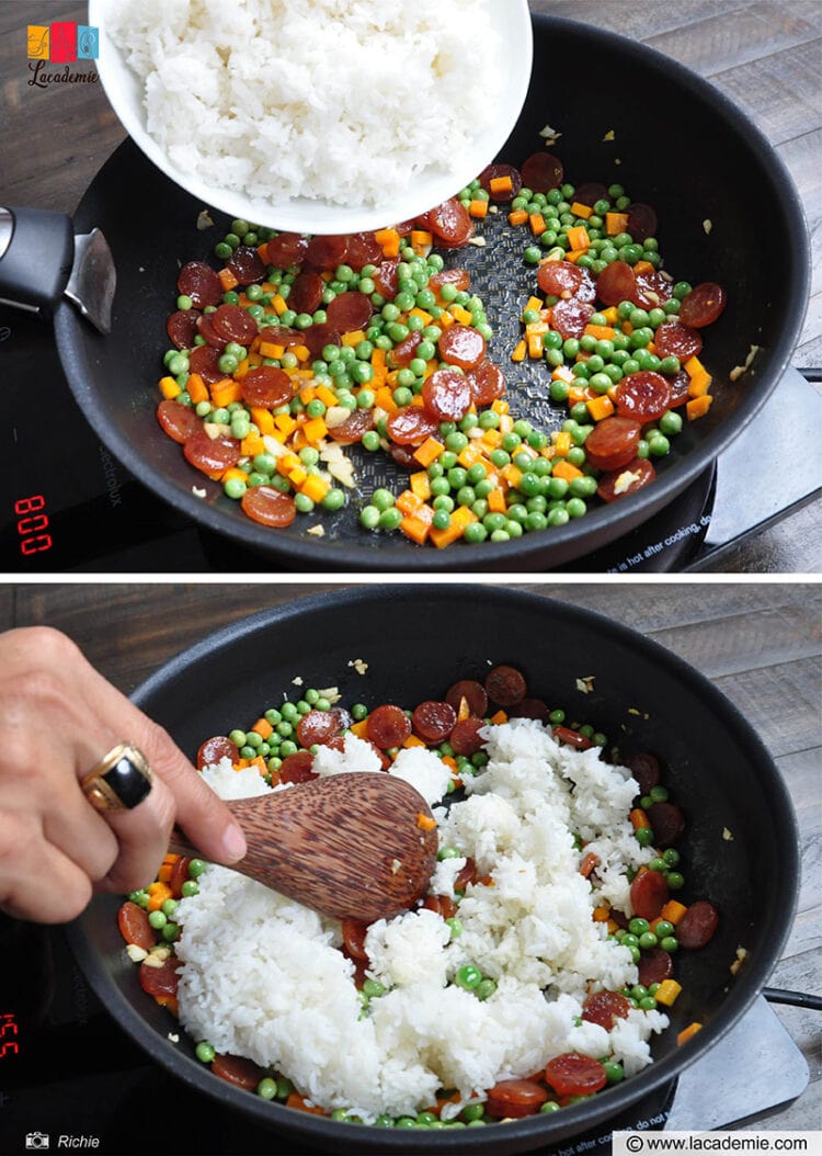 Vibrant And Tasty Red Vietnamese Fried Rice