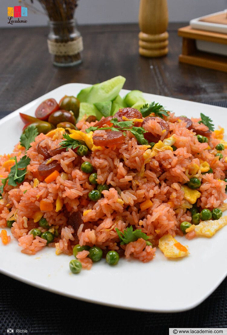 Easy Cơm Đỏ Recipe (Vietnamese Red Fried Rice)