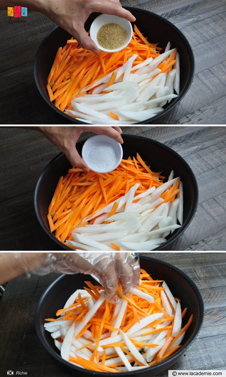 Vietnamese Đồ Chua: Pickled Carrots & Daikon Recipe