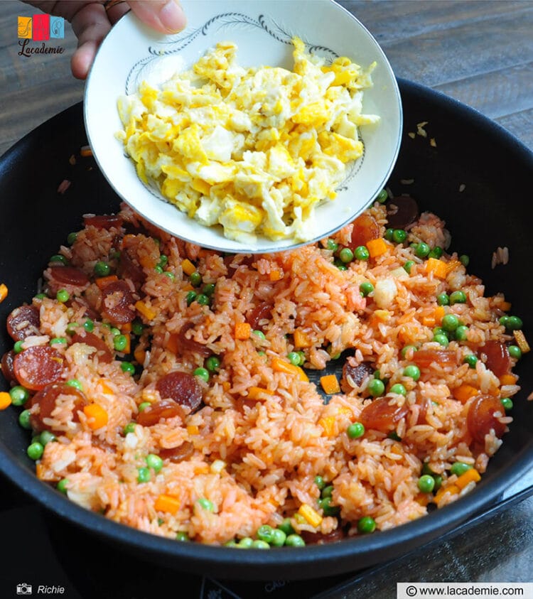 Vibrant And Tasty Red Vietnamese Fried Rice