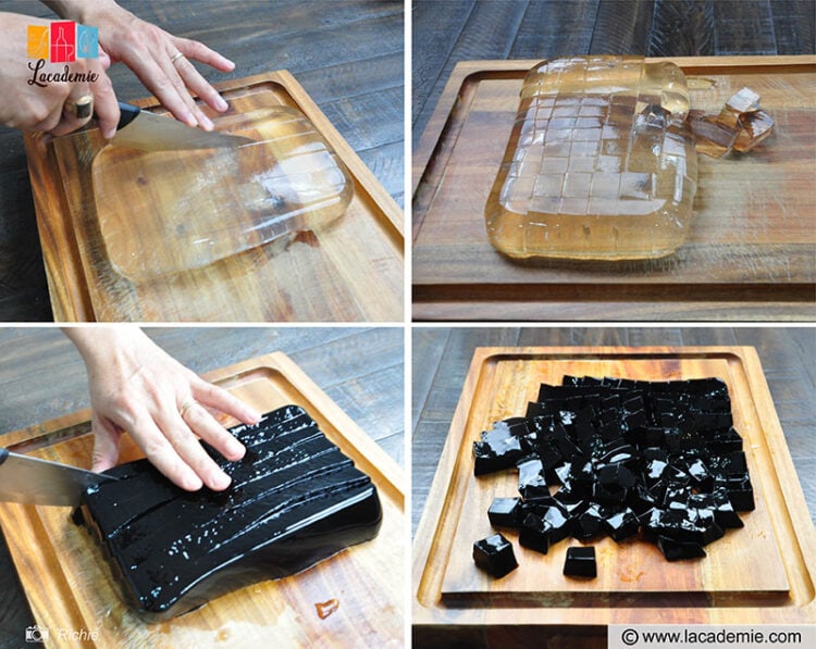 Perfect Grass Jelly With Basil Seeds (Sương Sáo Hột É)