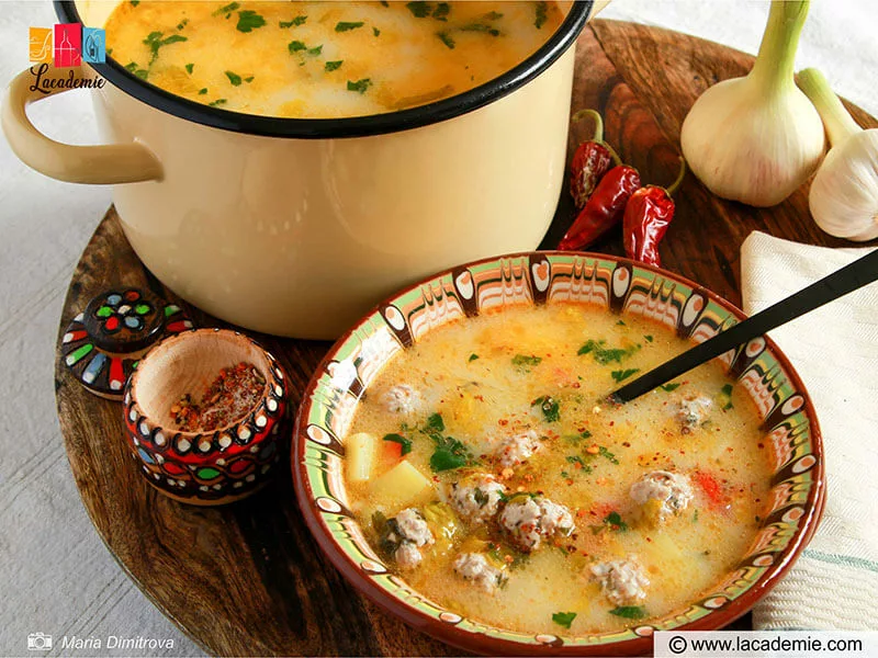Authentic Bulgarian Supa Topcheta – Meatball Soup