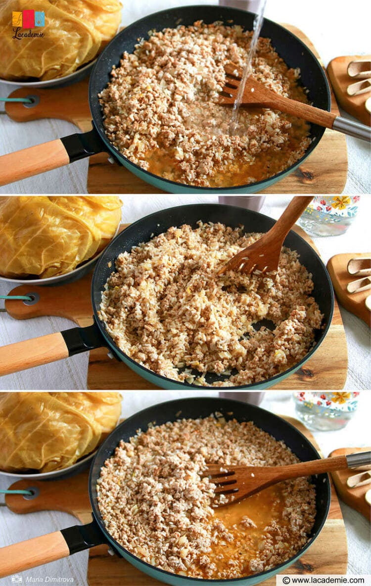 Homemade Bulgarian Stuffed Cabbage Leaves (Sarmi)