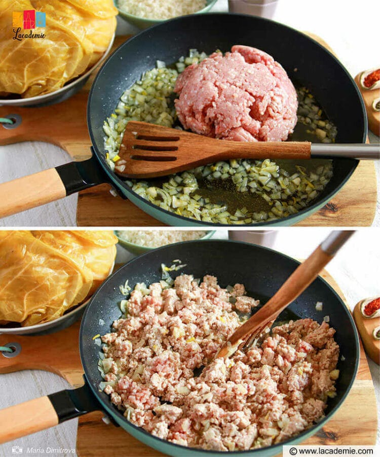 Homemade Bulgarian Stuffed Cabbage Leaves (Sarmi)