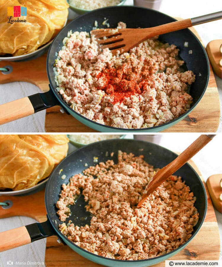 Homemade Bulgarian Stuffed Cabbage Leaves (Sarmi)