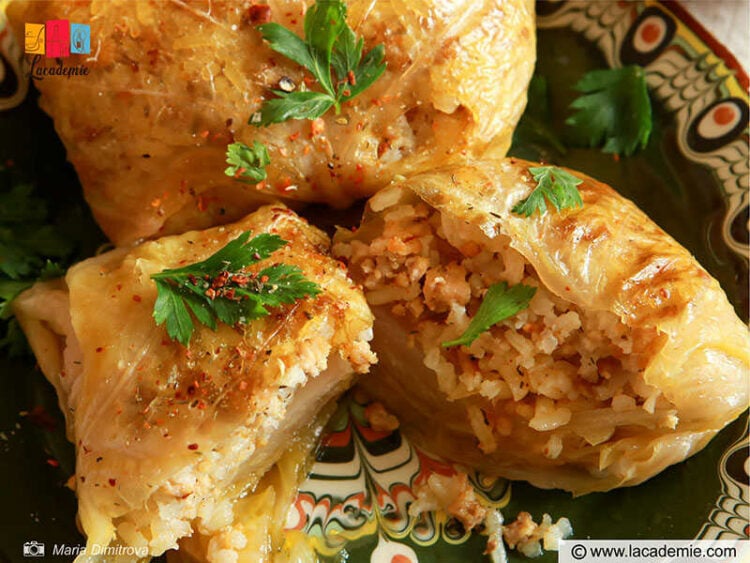 Homemade Bulgarian Stuffed Cabbage Leaves (Sarmi)