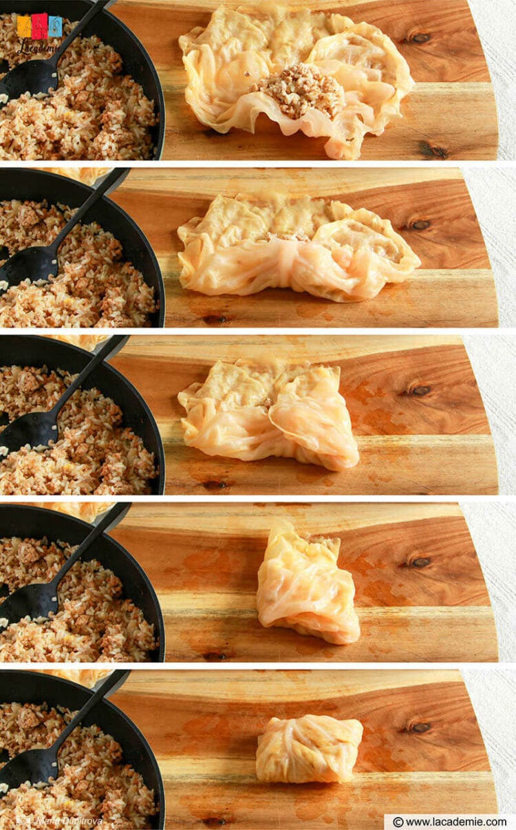 Homemade Bulgarian Stuffed Cabbage Leaves (Sarmi)