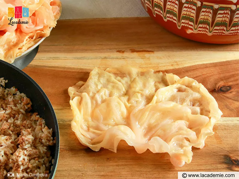 Homemade Bulgarian Stuffed Cabbage Leaves (Sarmi)