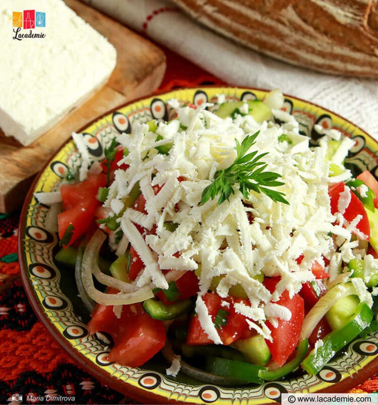Colorful Shopska Salata (Шопска салата) - Shopska Salad